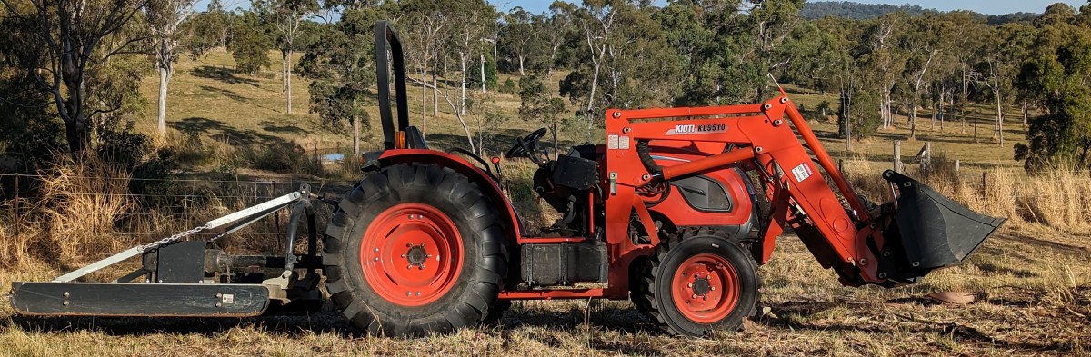 I drove a tractor. It was great.